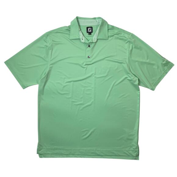 FootJoy | Shirts | Fj Footjoy Shirt Mens Xl Extra Large Pear Green Polo ...
